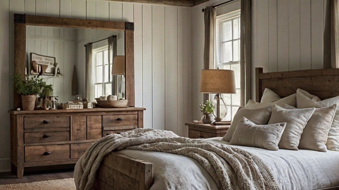 20 Farmhouse Bedroom Decor Ideas for a Cozy and Rustic Look