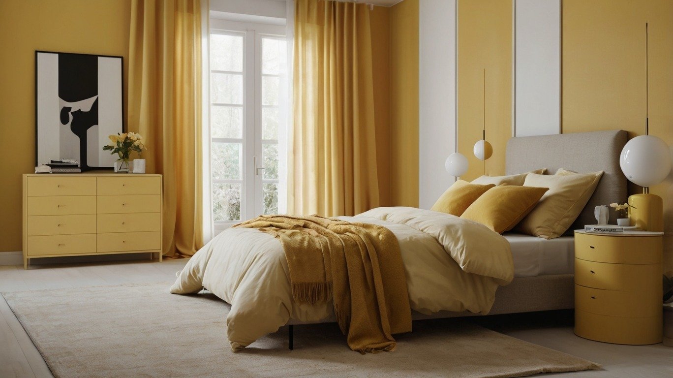 20 Yellow Bedroom Ideas - Bright and Cheerful Designs