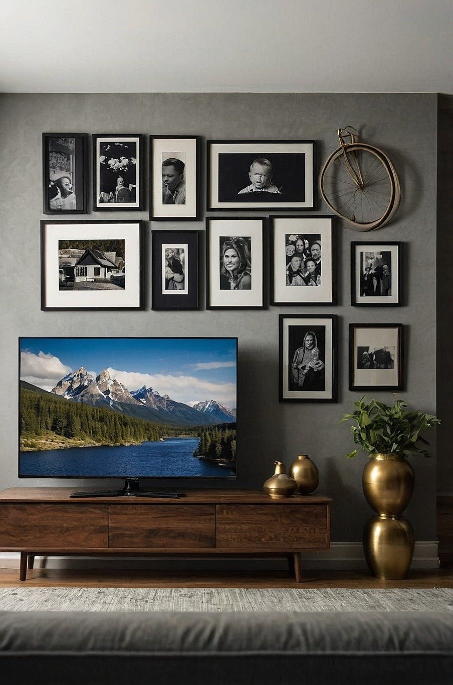 18 Creative Ideas to Decor Around TV on Wall