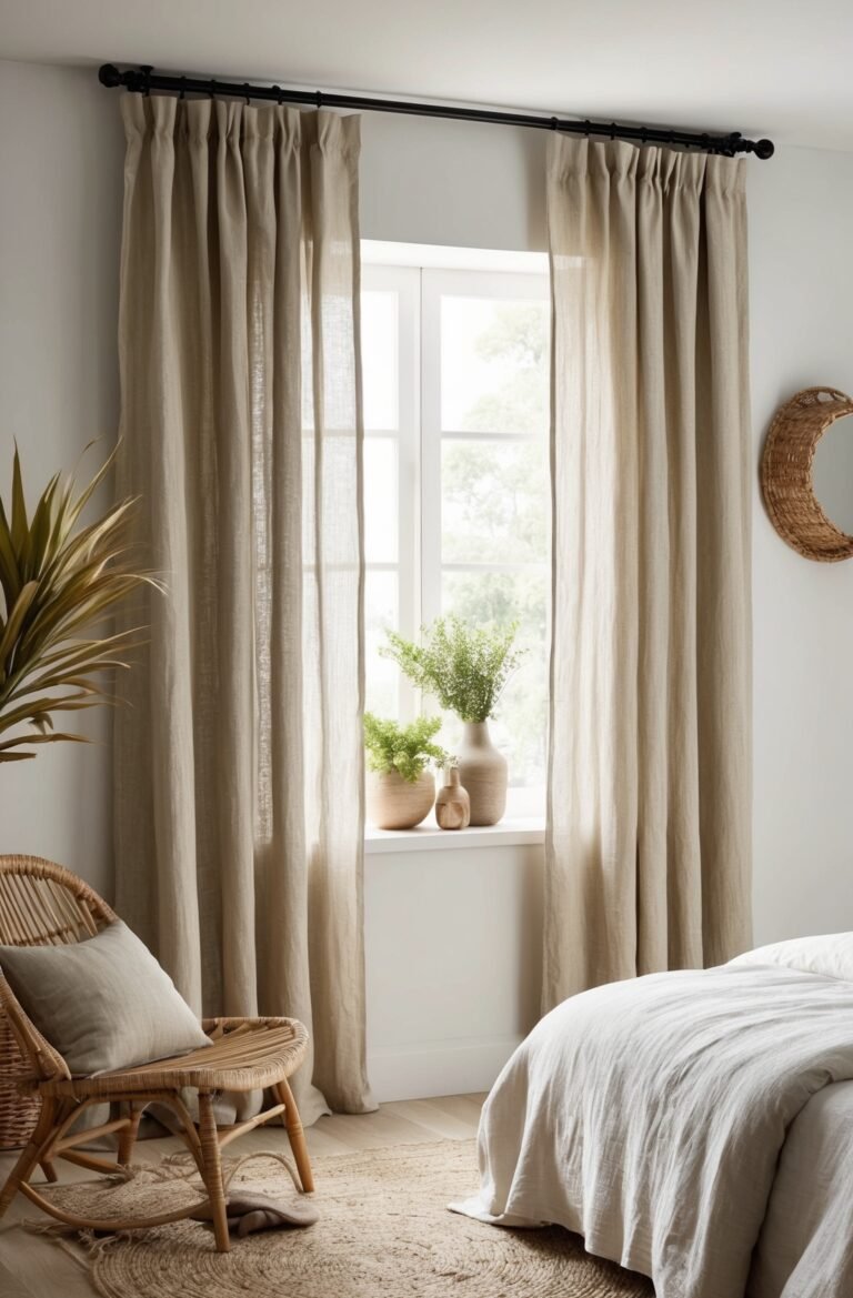 24 Creative Bedroom Curtains Ideas for Stylish and Functional Decor