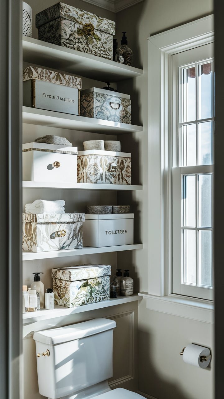 19 Above Toilet Storage Ideas to Maximize Your Bathroom Space