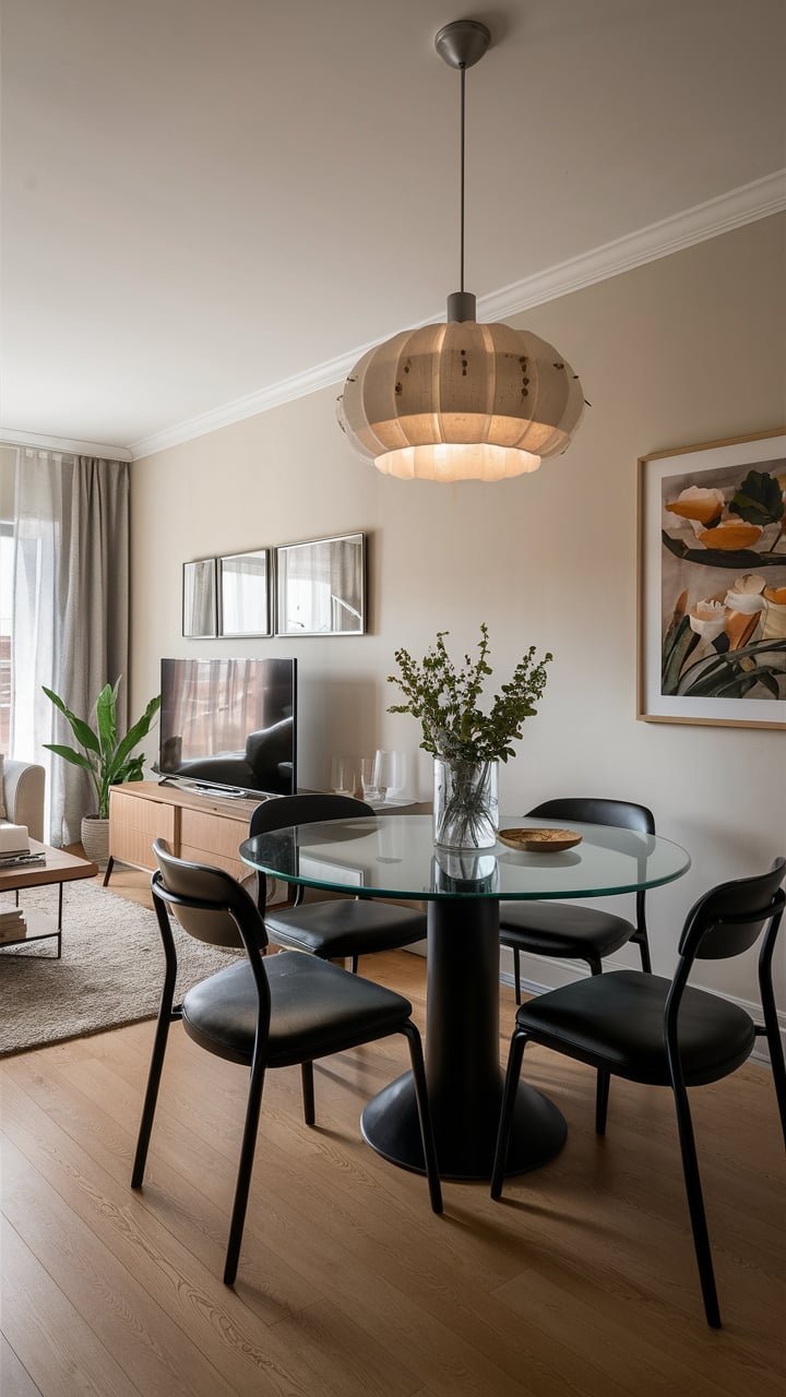 17 Small Living Room Ideas with TV and Dining Table