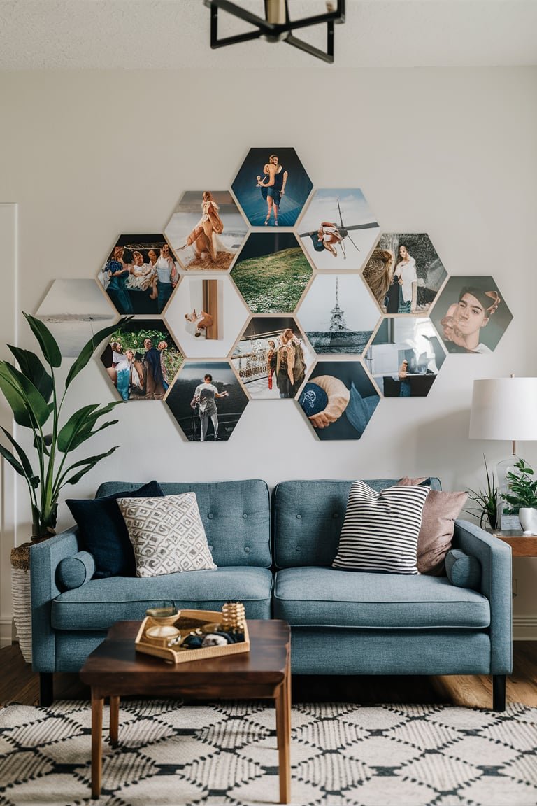 24 Stunning Living Room Photo Wall Ideas to Showcase Your Memories