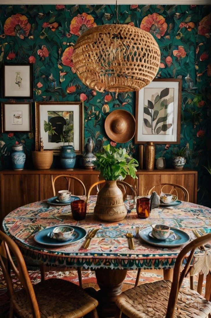 20+ Stunning Boho Dining Room Ideas to Elevate Your Space