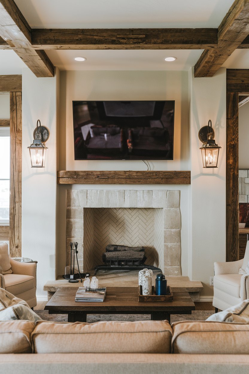 24 Stylish TV Above Fireplace Ideas to Transform Your Living Room