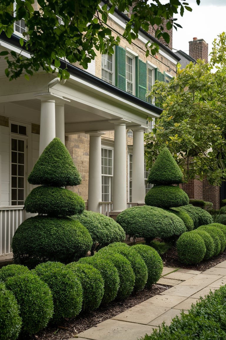 15+ Beautiful Bushes in Front of House Ideas for Curb Appeal 🌿