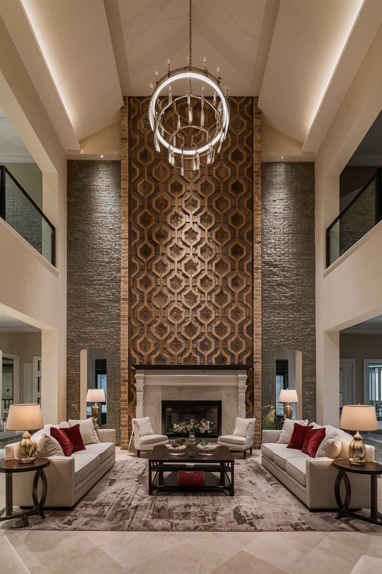 19 Stunning High Ceiling Living Room Ideas for a Luxurious Feel!