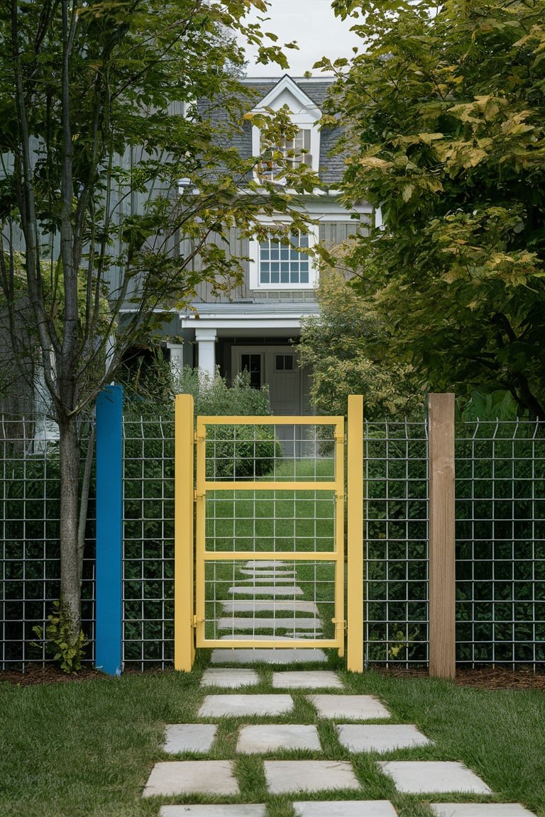 20+ Stylish Wood and Wire Fence Ideas for a Modern Look 🌿🏡
