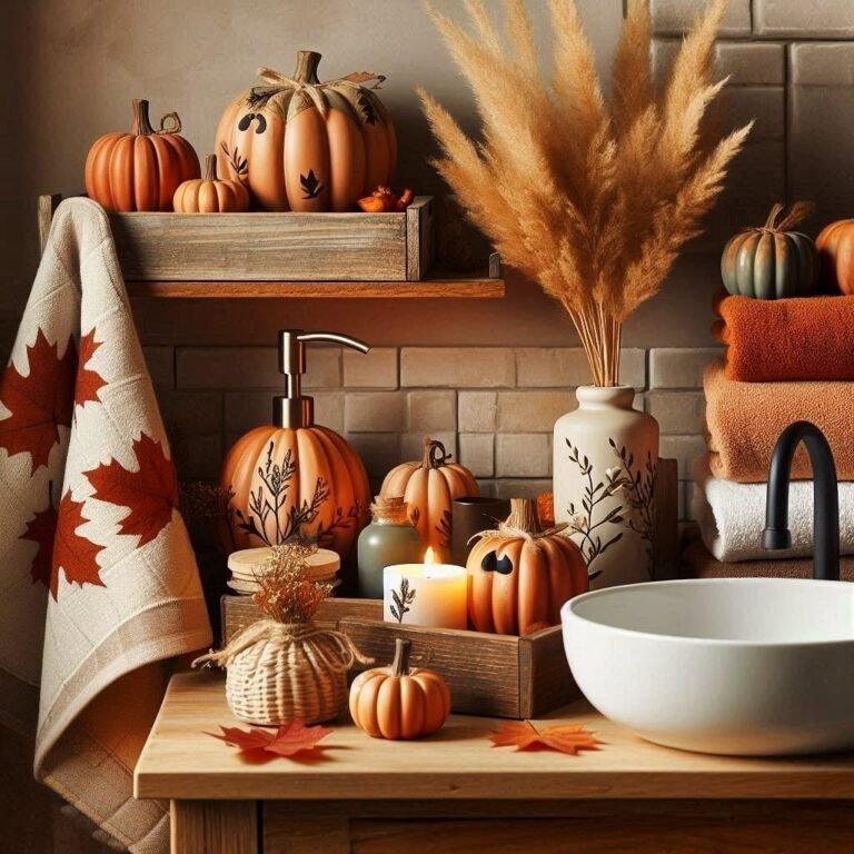16 Cozy & Stylish Fall Bathroom Ideas for a Seasonal Refresh