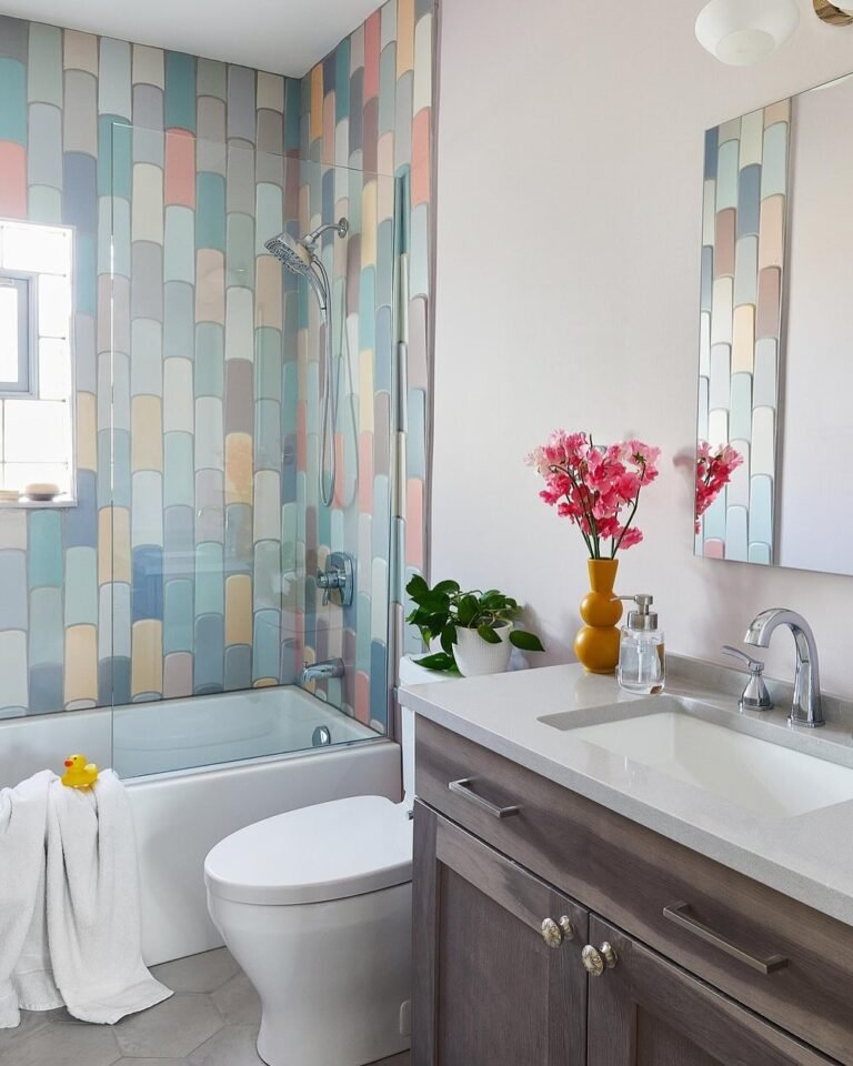 16 Colorful Kids Bathroom | Fun, Creative & Practical Designs