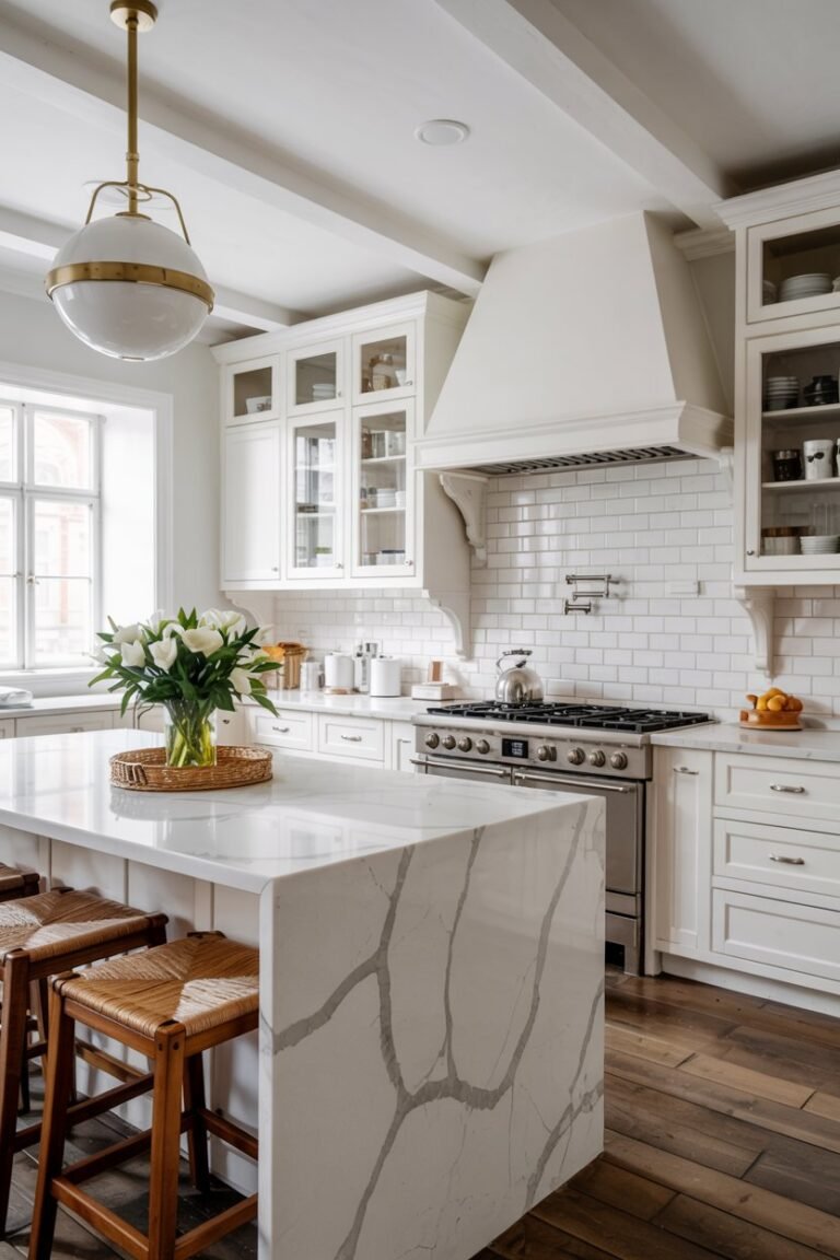 18 Stunning White Kitchen Countertop Ideas That Will Transform Your Space