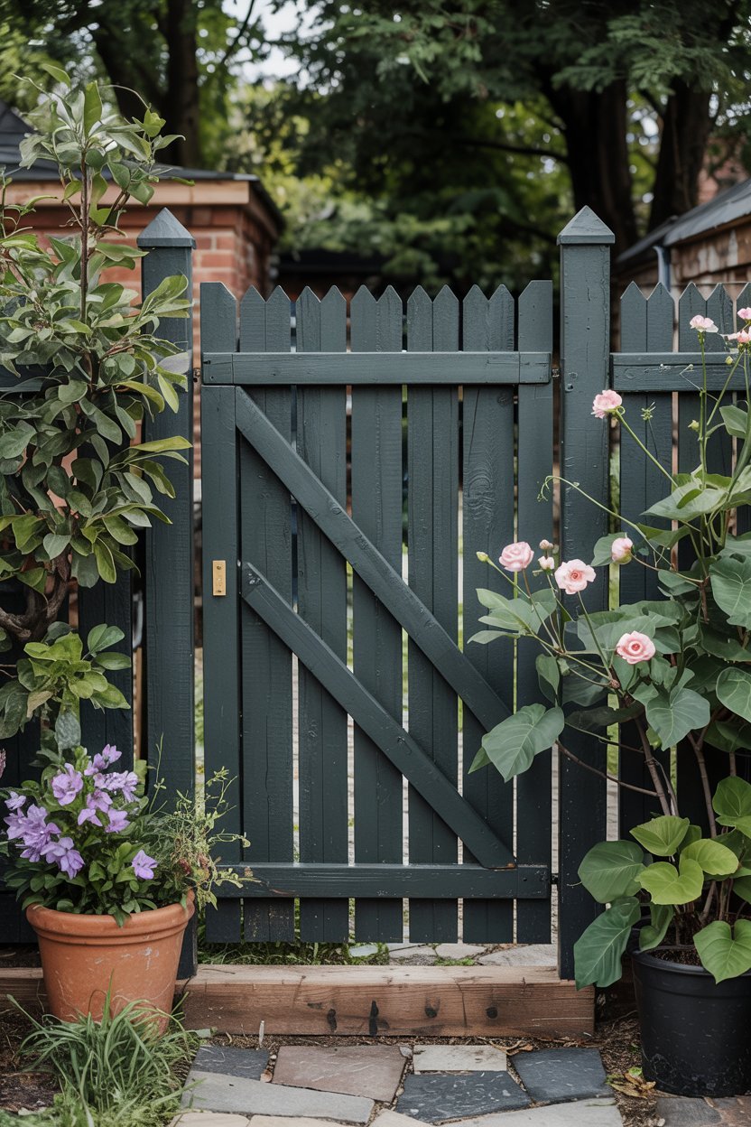 20 Fence Painting Ideas to Refresh Your Outdoor Space
