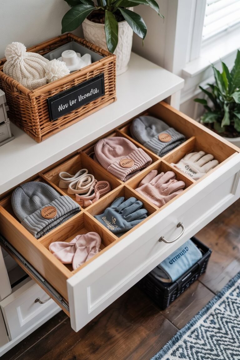20 Genius Winter Hat and Glove Storage Ideas - Homevizo