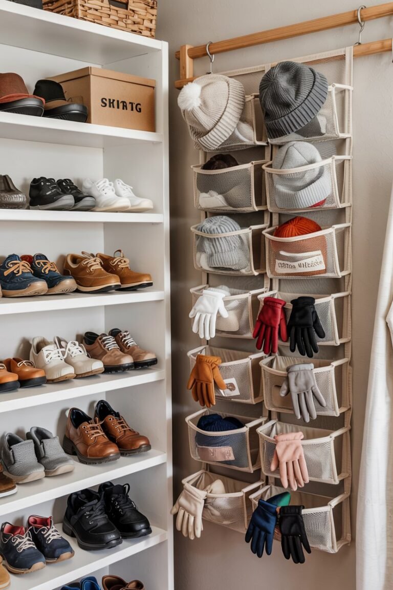 20 Genius Winter Hat and Glove Storage Ideas - Homevizo