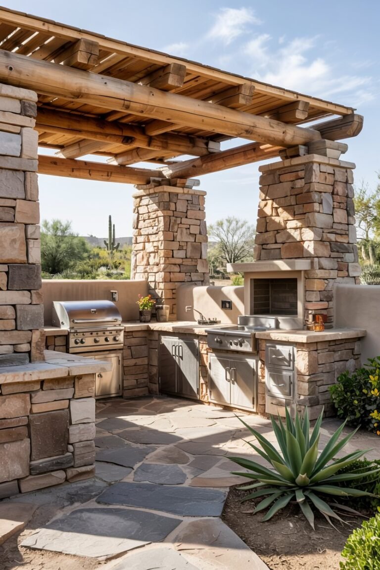 20 Covered Outdoor Kitchen Ideas to Inspire Your Dream Backyard - Homevizo