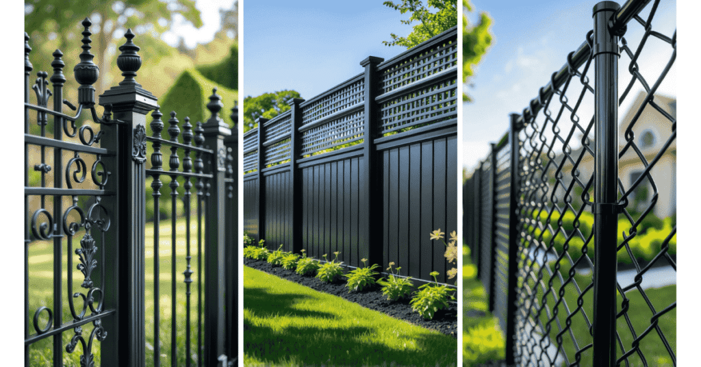 15 Black Fence Ideas To Enhance Your Outdoor Space