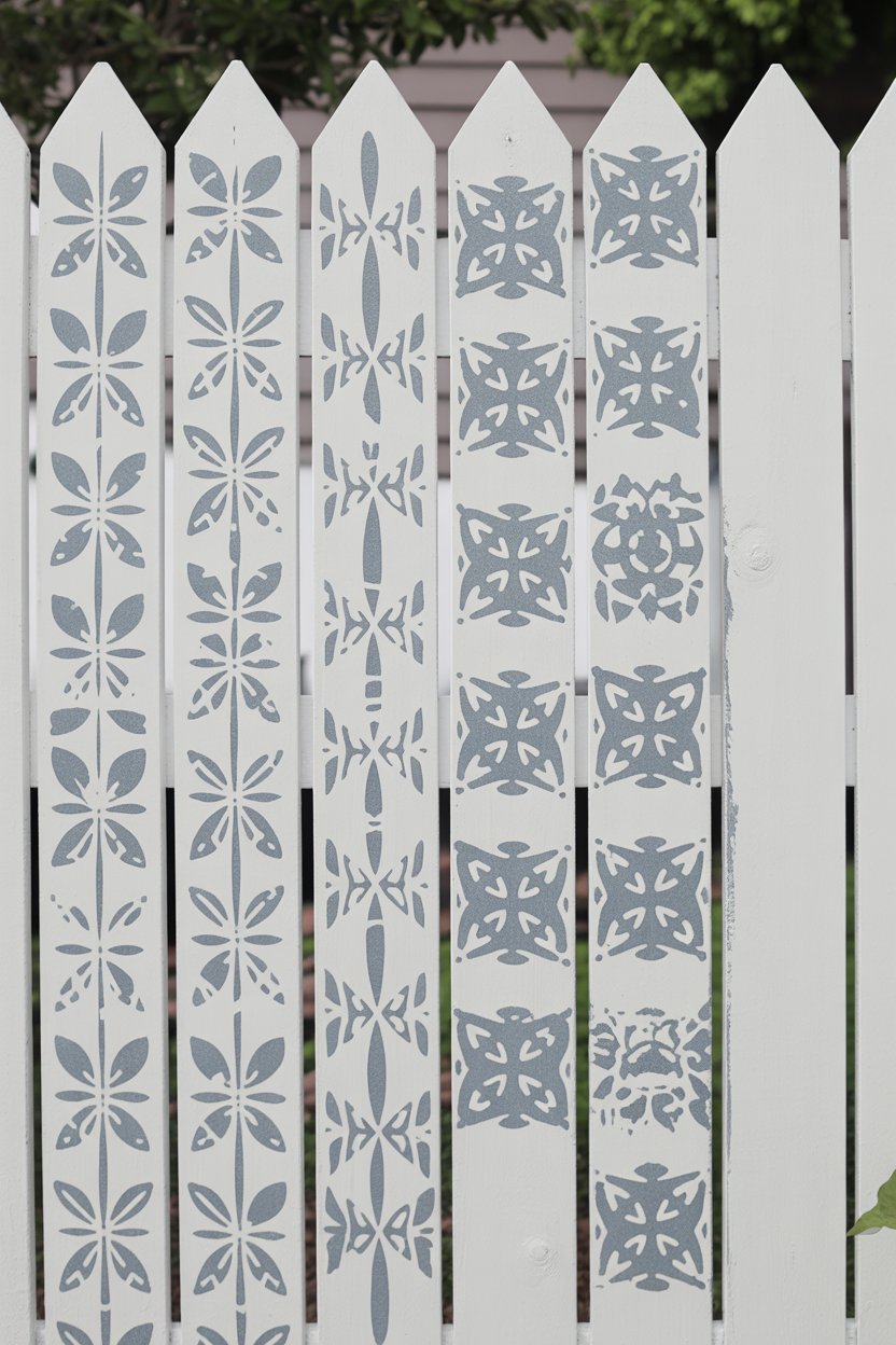 20 Fence Painting Ideas to Refresh Your Outdoor Space