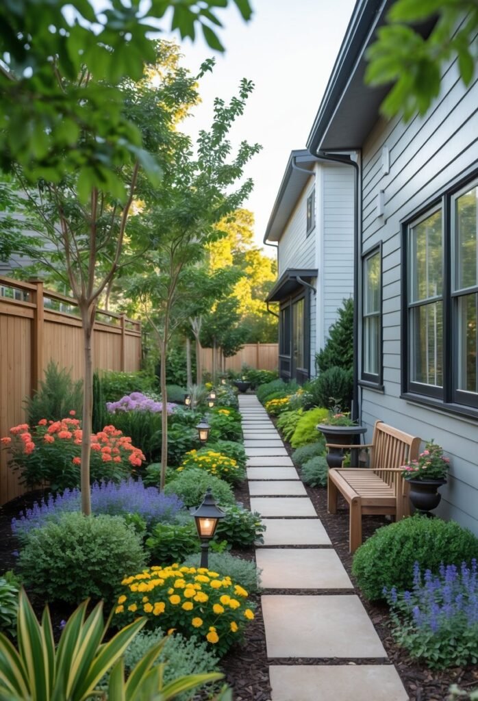 19 Side of House Garden Ideas for Maximizing Small Outdoor Spaces