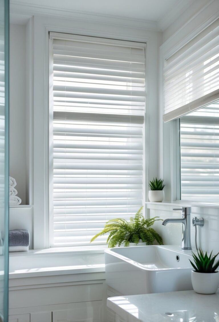 16 Bathroom Blinds Ideas for Stylish and Functional Window Treatments
