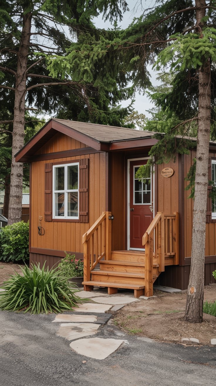 16 Inspiring Exterior Color Ideas for Your Mobile Home - Homevizo